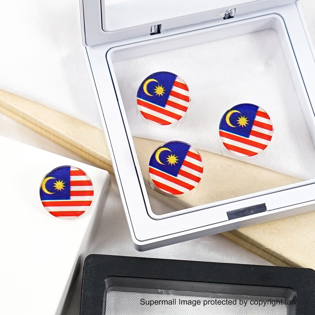 Baby Brooch Pin Tudung Bendera Malaysia Kecil Brooch Merdeka Kerongsang ...