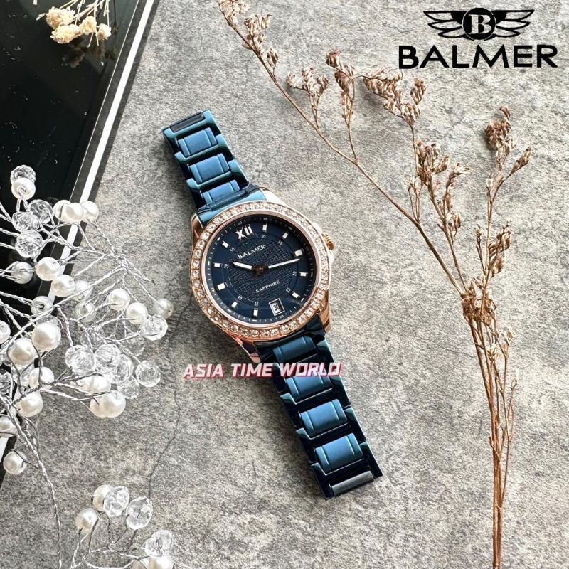 BALMER | 8168L BRG-5 Elegance Sapphire Women's Watch with Fine Crystal ...