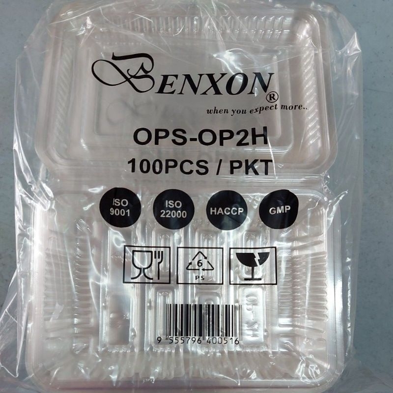 OPS-OP2H Benxon Plastic Tray, Bekas Kuih Benxon OPS2H (+-100pxs ...