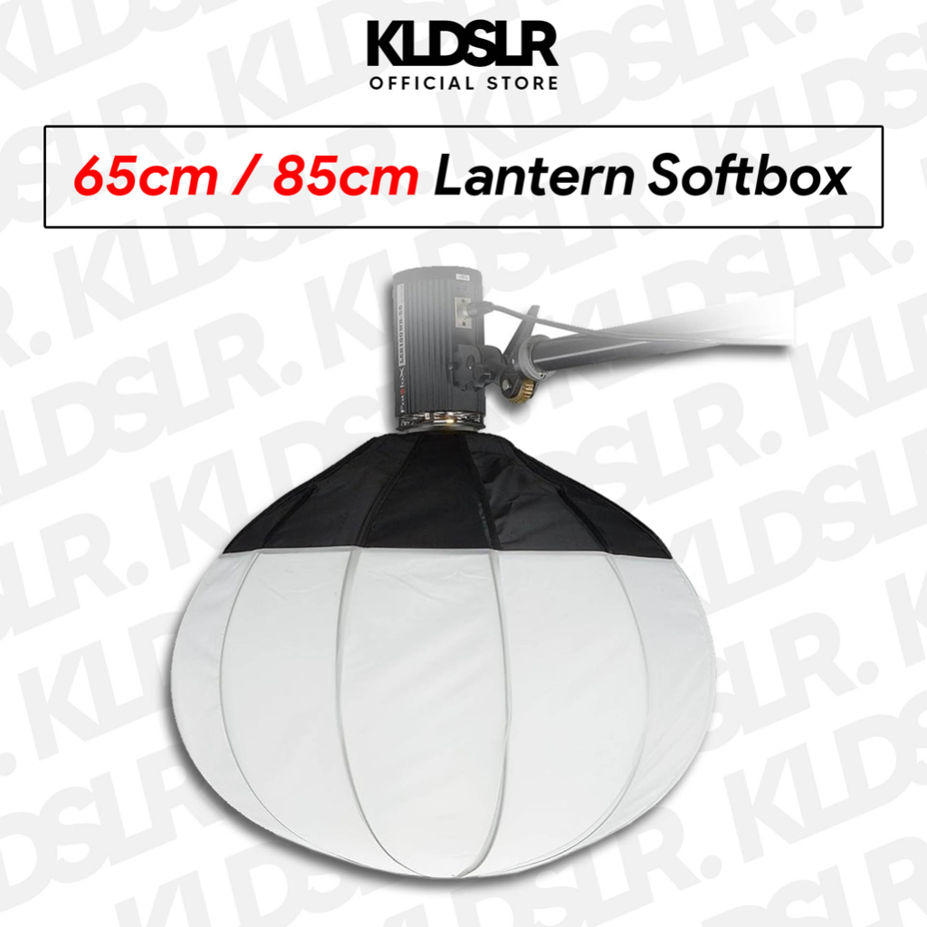 X2 65m / 85cm Foldable Lantern Softbox, Portable Ball Shape Soft Box ...