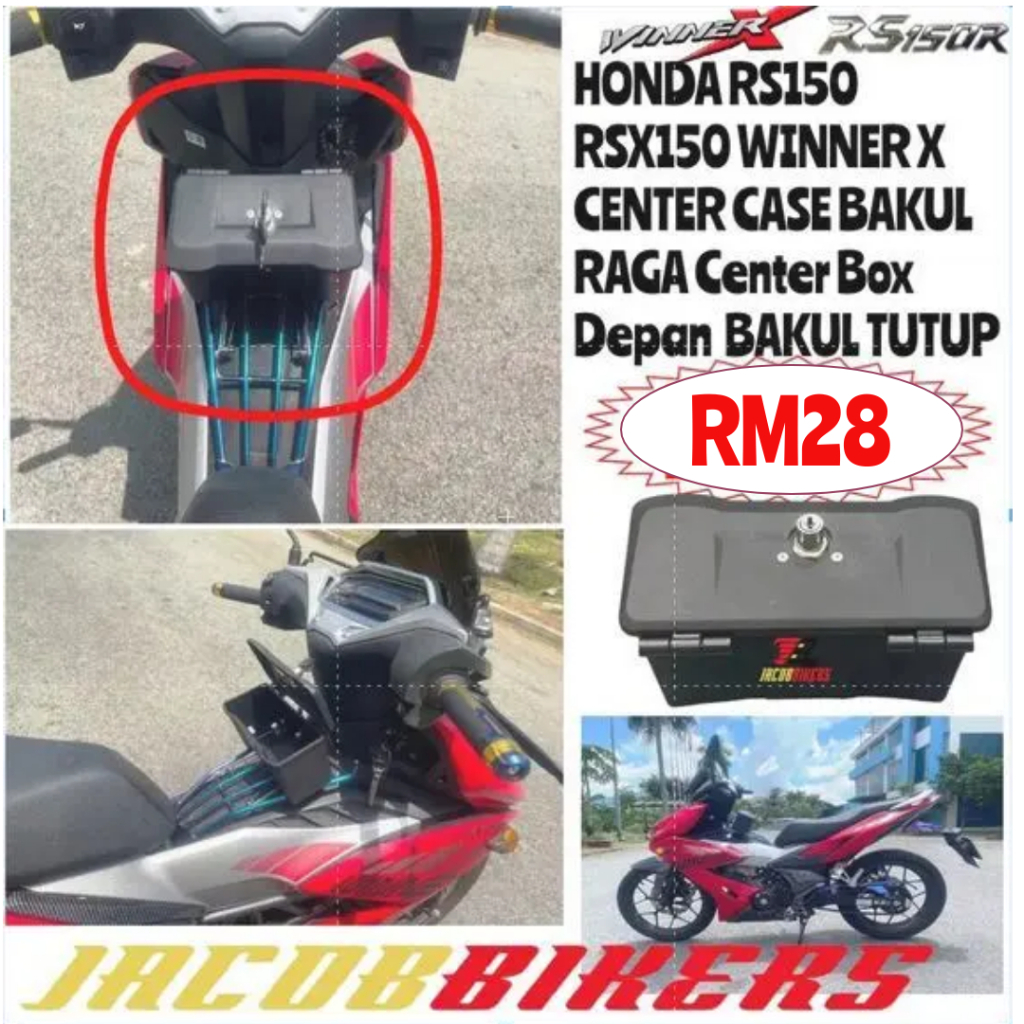 HONDA RS150 RSX150 RS-X WINNER X CENTER CASE BAKUL RAGA Center Box ...