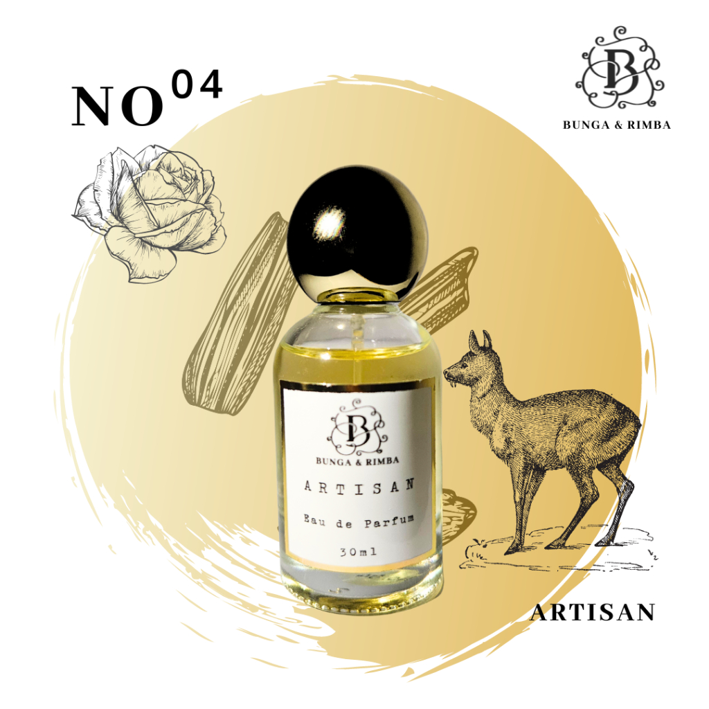 NO 04 Rose Oud | ARTISAN SERIES | Bunga & Rimba EDP Perfume | 30ml ...