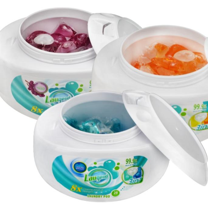 【3-in-1 Refill Bundle】178 pods for 8-month laundry, a bundle of 4 Pcs, Laugend 3-in-1 laundry ...