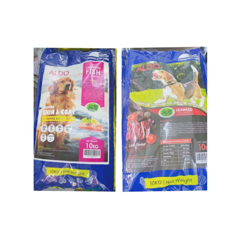 Aldo Formulated In USA 10KG - Dog Food / Dry Food | Shopee Malaysia