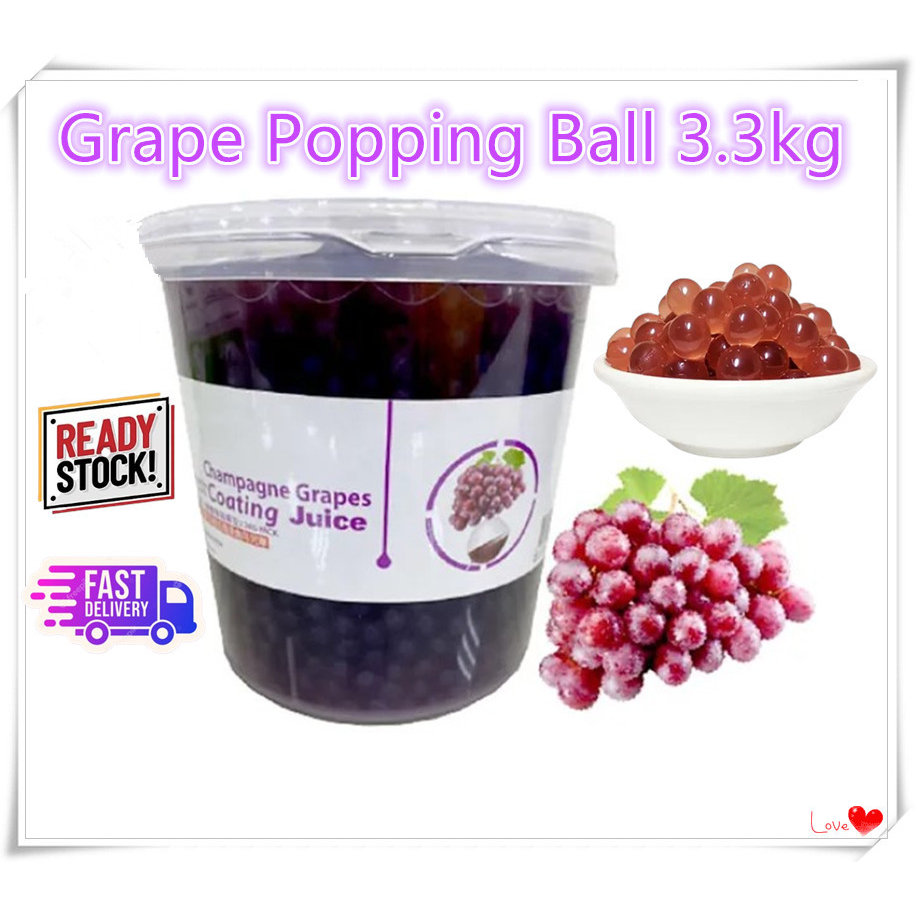 Grape Coating Boba Grape Popping Ball - 3.3kg | Shopee Malaysia