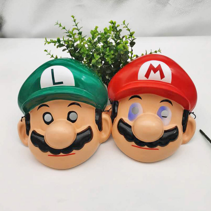 super mario Luigi mask topeng | Shopee Malaysia