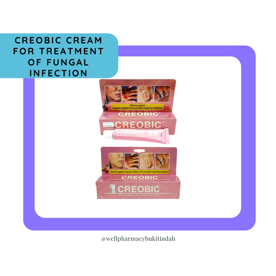 CREOBIC Cream for treatment of fungal infection 10ml/20ml | Shopee Malaysia