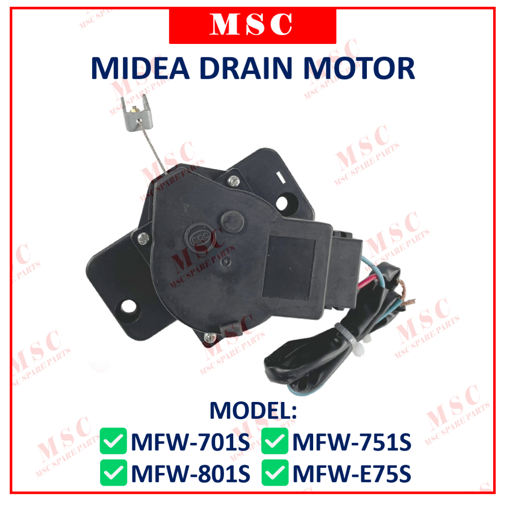 MIDEA MFW-701S / MFW-751S / MFW-801S / MFW-E75S WASHING MACHINE DRAIN ...