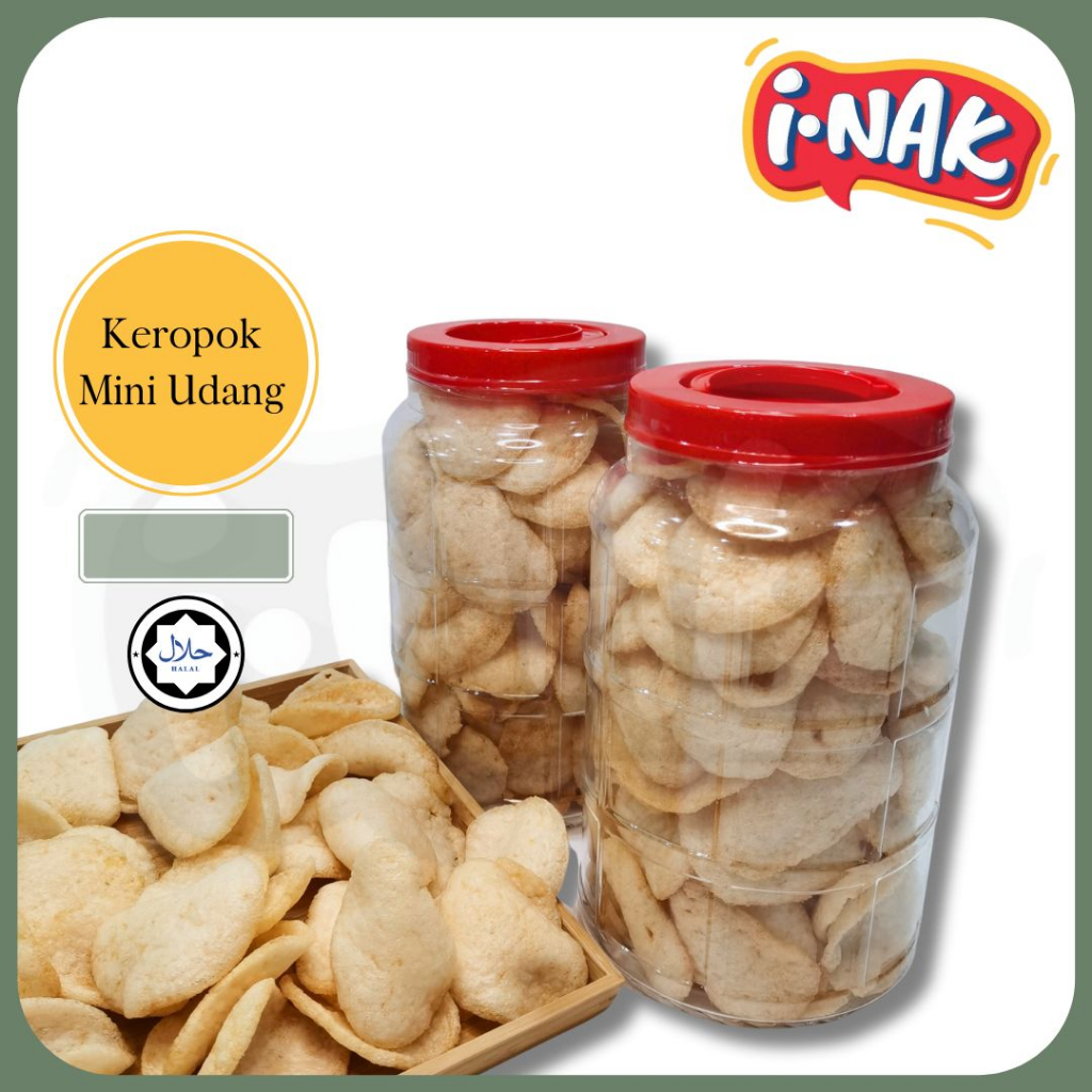 [Halal] [Ready Stock] Keropok Mini Udang / Mini Prawn Cracker | Shopee ...