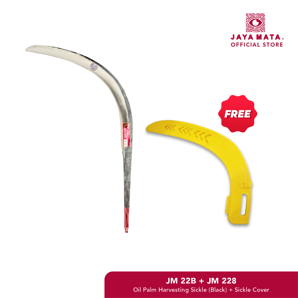 Jaya Mata Oil Palm Sickle (Black) | Egrek Profesional Sabit Sawit ...