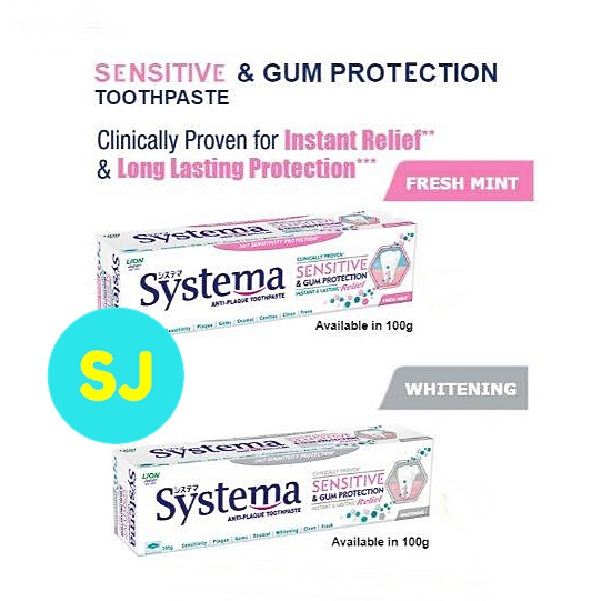 SYSTEMA Sensitive & Gum Protection Toothpaste 100g | Shopee Malaysia