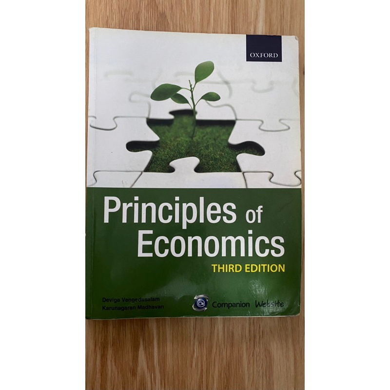 Principle of Economics Third Edition (Used) | Shopee Malaysia