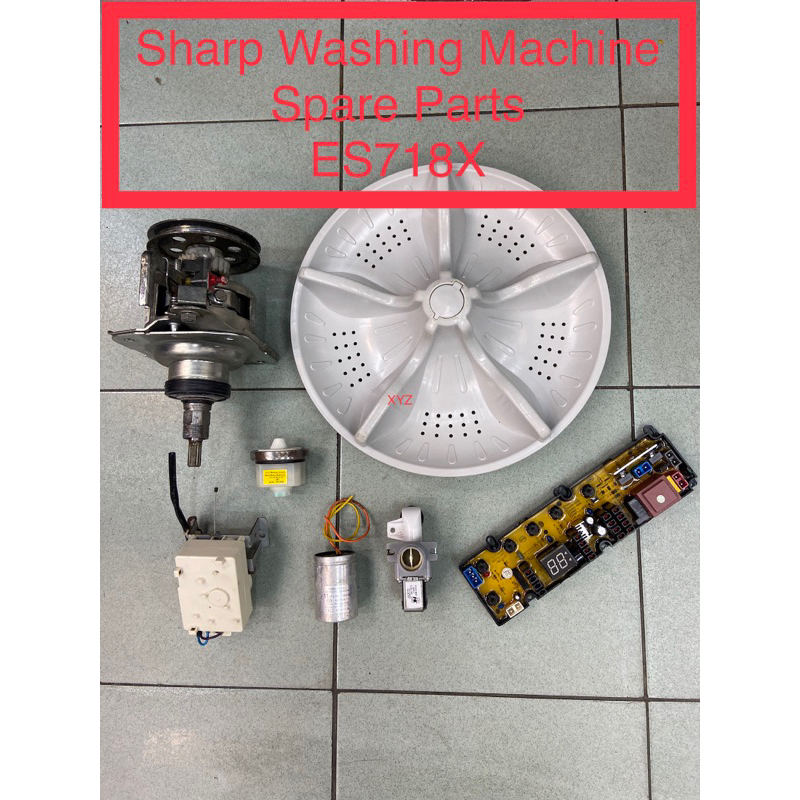 ES718X Sharp Washing Machine Spare Parts Inlet Valve Water Level Sensor ...