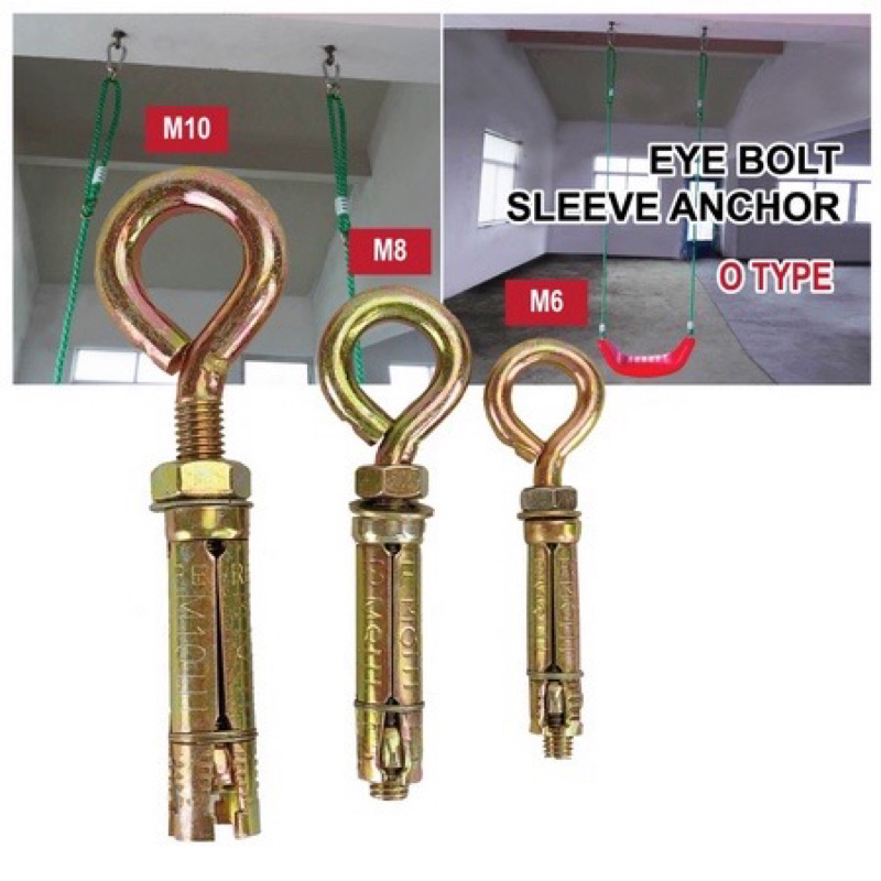 M6 Screw Hook & Screw Eye ( O-Type ) | Shopee Malaysia