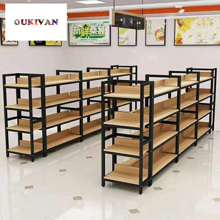 Display Rack Rak Paparan Dua Muka Rak Tengah Berkualiti Papan / Rak ...