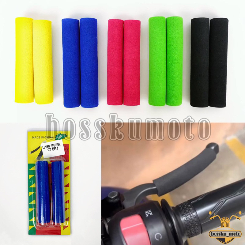 BRAKE CLUTCH LEVER RUBBER COVER GRIP GETAH TANGAN SPONGE MOTOR Y15 Y16 ...