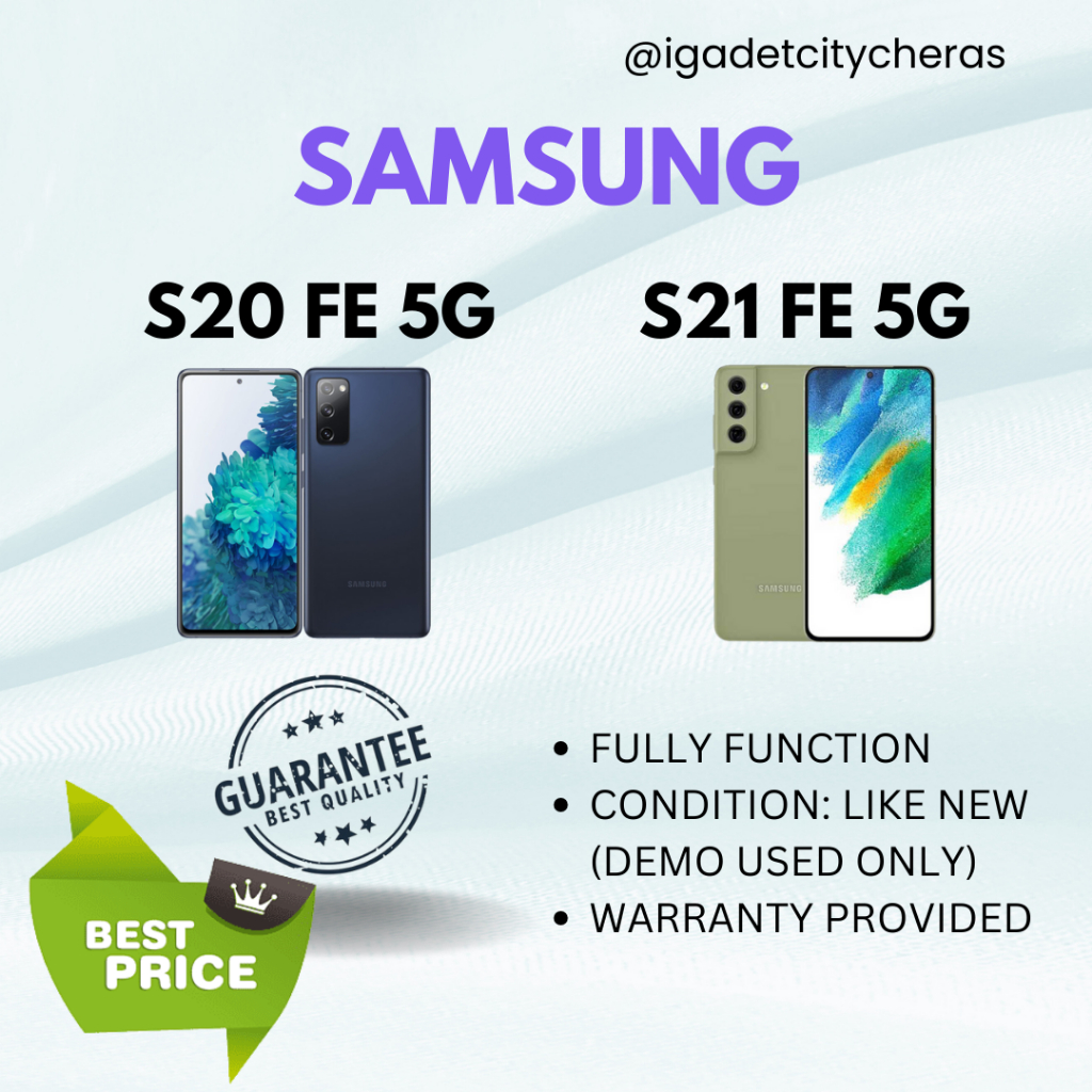 (DEMO USED) SAMSUNG S20 FE 5G/ S21 FE 5G | Shopee Malaysia