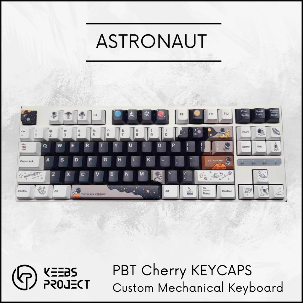 [Ready Stock] ASTRONAUT PBT KEYCAPS for Mechanical Keyboard Astronaut ...