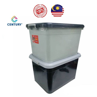 Century Storage Box With Wheel 115L Box Roller Big Box Kotak ...