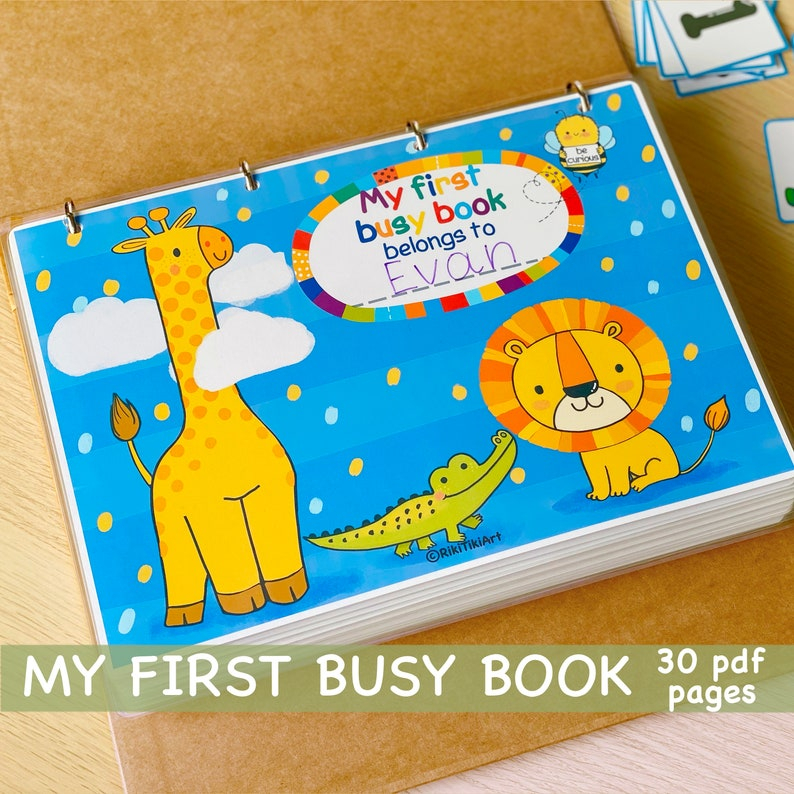 (PDF) My first busy book kindergarten preschool 30 pages SOFTCOPY ...