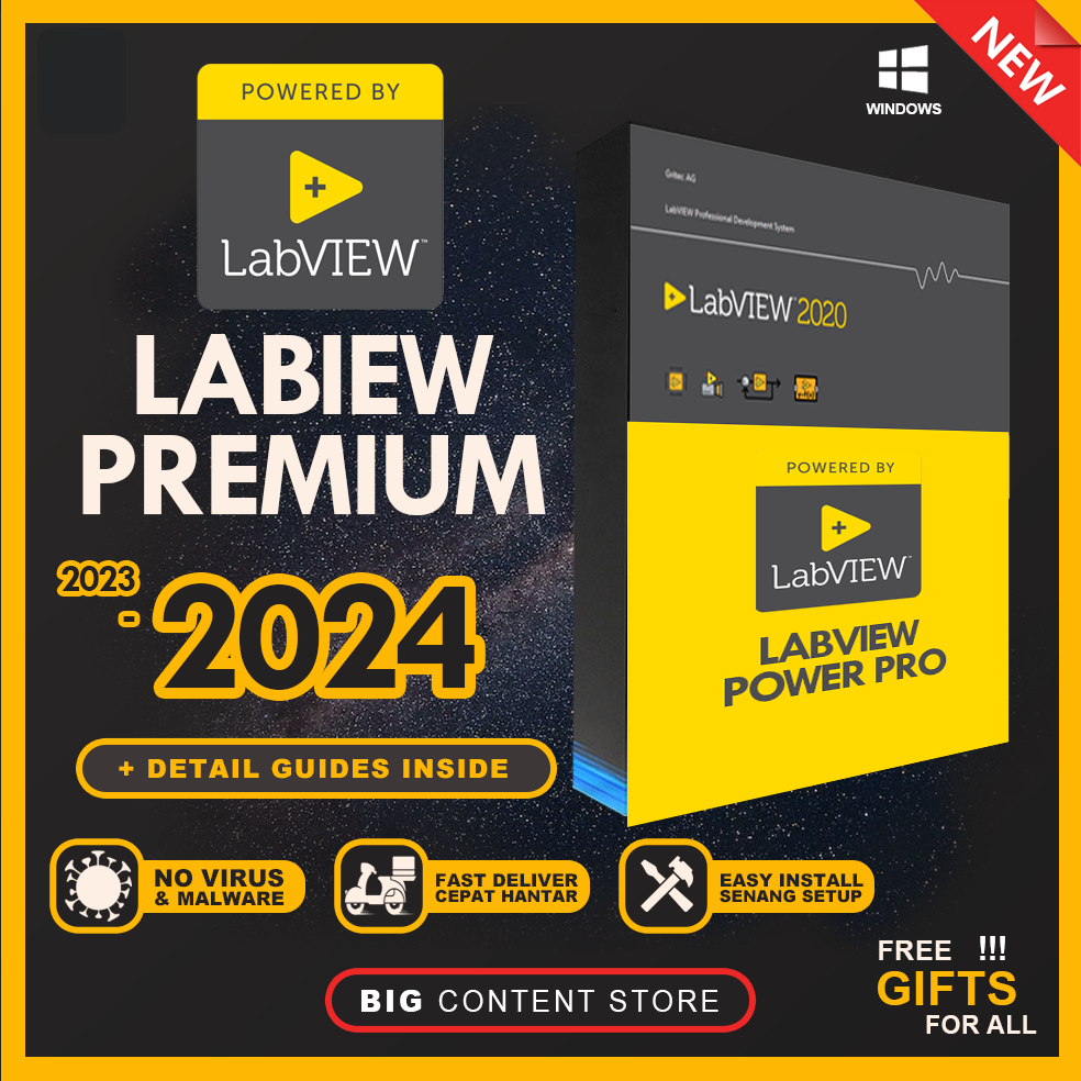 NI LabView2024 v20.0 💯 EASY INSTALL SOFTWARE 💯 LIFETIME PREMIUM 💯 FAST DELIVERY 💯 SAFE | Shopee ...