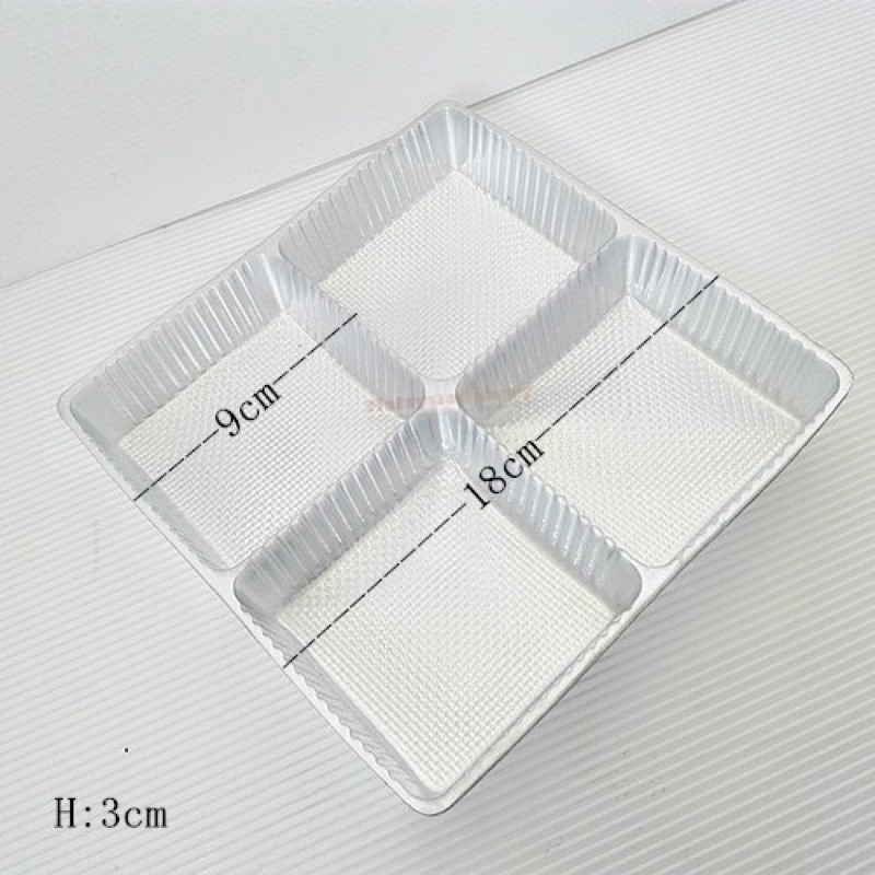 10PCS PVC 4 CAVITY MOONCAKE INNER ( Mooncake Tray ) / 4 cavities ...