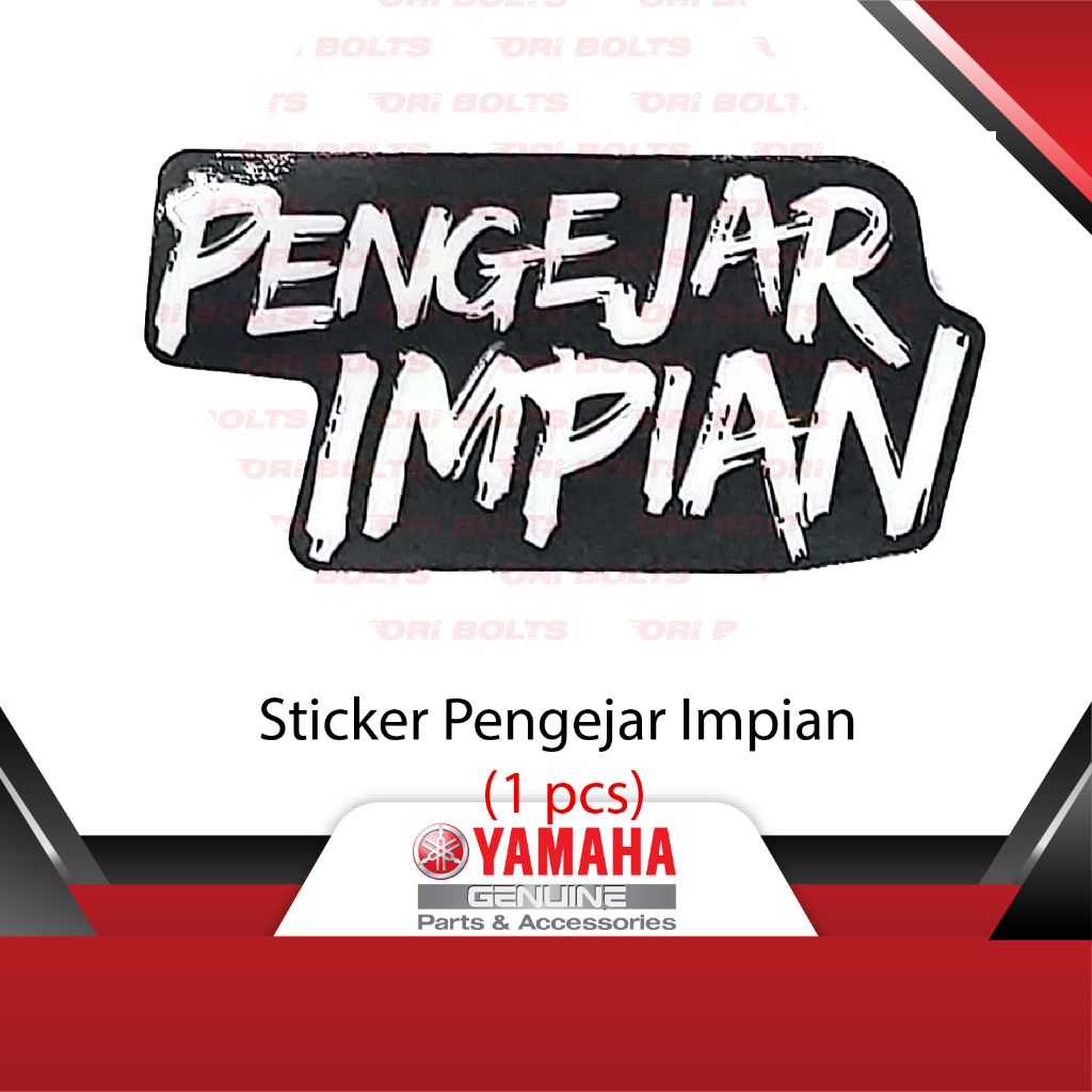 Yamaha Original Tulisan Emblem Logo Sticker Label Amaran Perhatian Awas ...