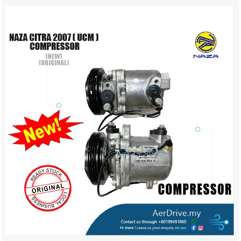 ORIGINAL SEIKO SEIKI NAZA CITRA 2007 COMPRESSOR | Shopee Malaysia