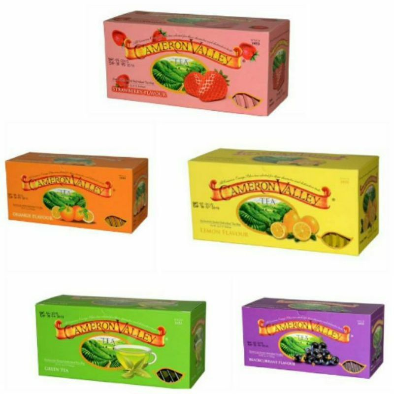 Tea Cameron Valley | Serbuk Teh Uncang Cameron Valley Strawberry Oren ...