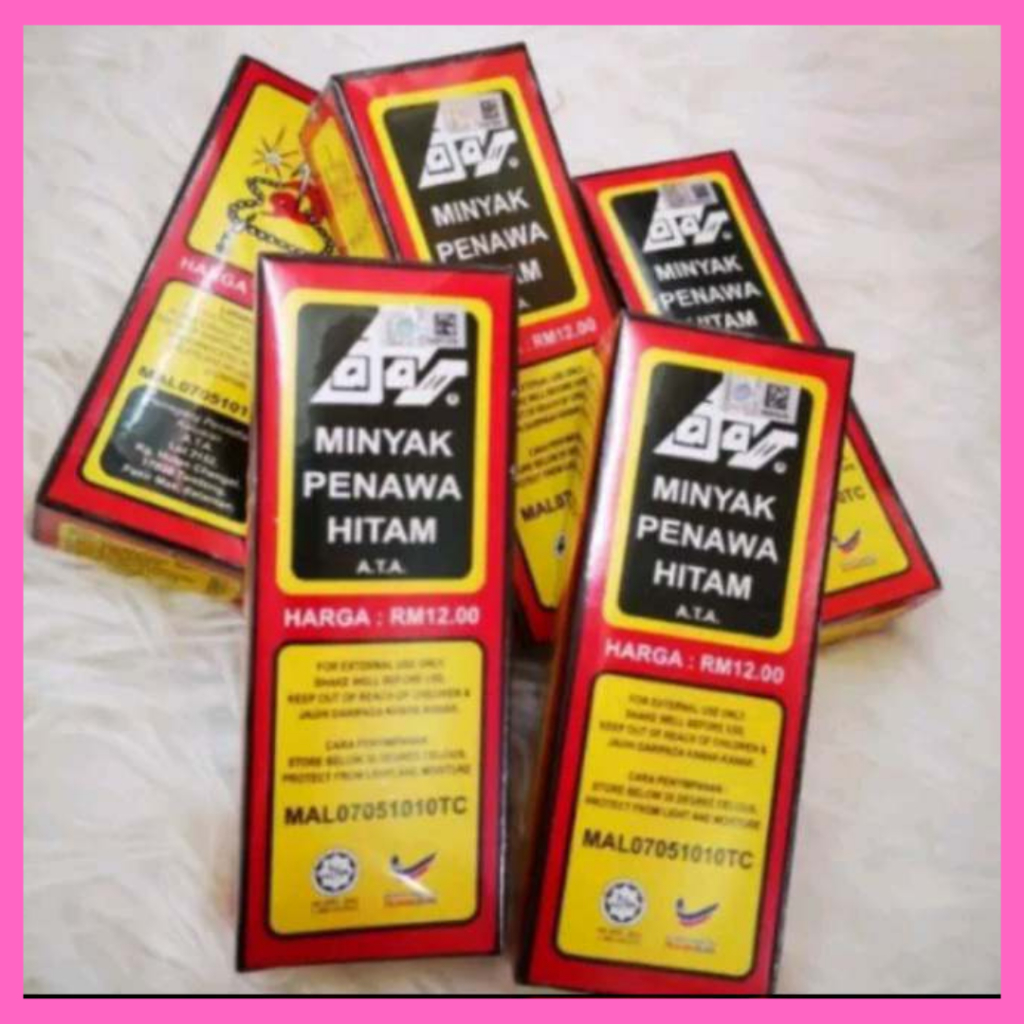 Minyak Penawar Hitam A.T.A 60ml/Minyak Penawa Hitam Original/Minyak ...