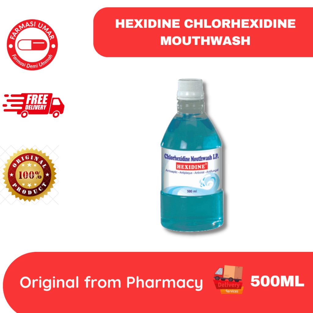 HEXIDINE CHLORHEXIDINE MOUTHWASH 500ml | Shopee Malaysia