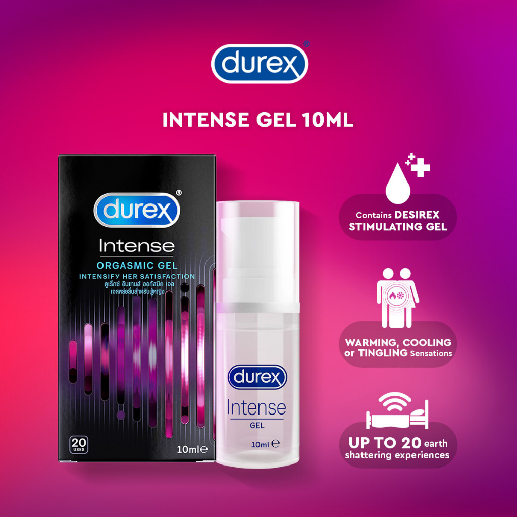 🔥Best Sale 🔥Free Lube🔥Durex Intense gel 10ml (for Man & Woman) (Exp: 06 ...