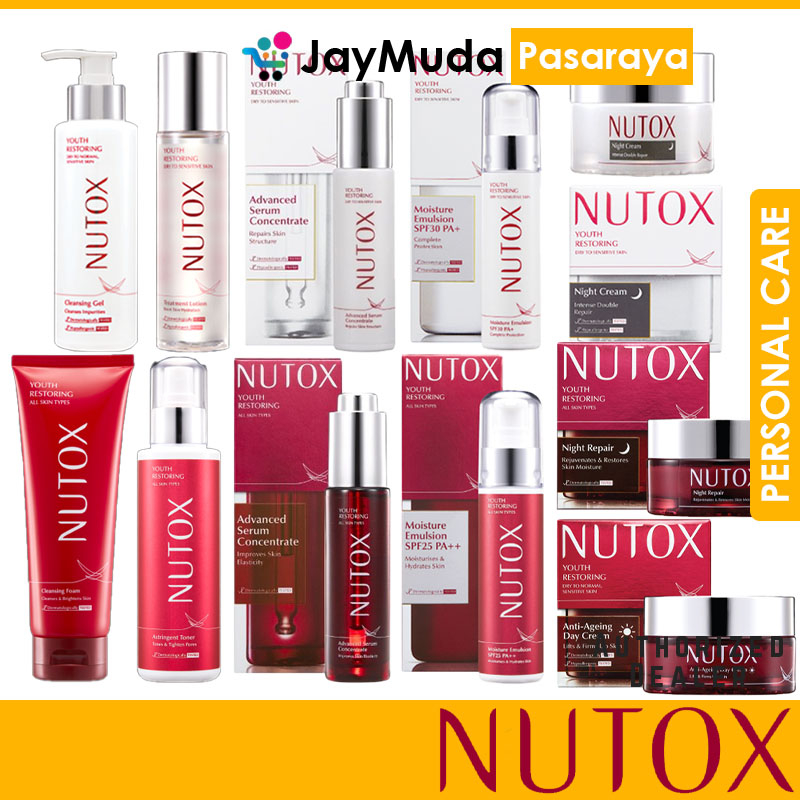 Nutox Youth Restoring Skin Care Full Set Platinum Signature Set Full ...