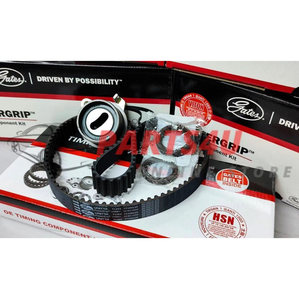 ( GATES ORIGINAL) PROTON WAJA 1.6 4G18 mitsubishi enjin TIMING BELT KIT ...