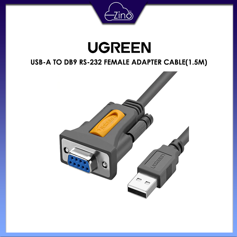 UGREEN USB-A TO DB9 RS-232 FEMALE ADAPTER CABLE(1.5M) | Shopee Malaysia