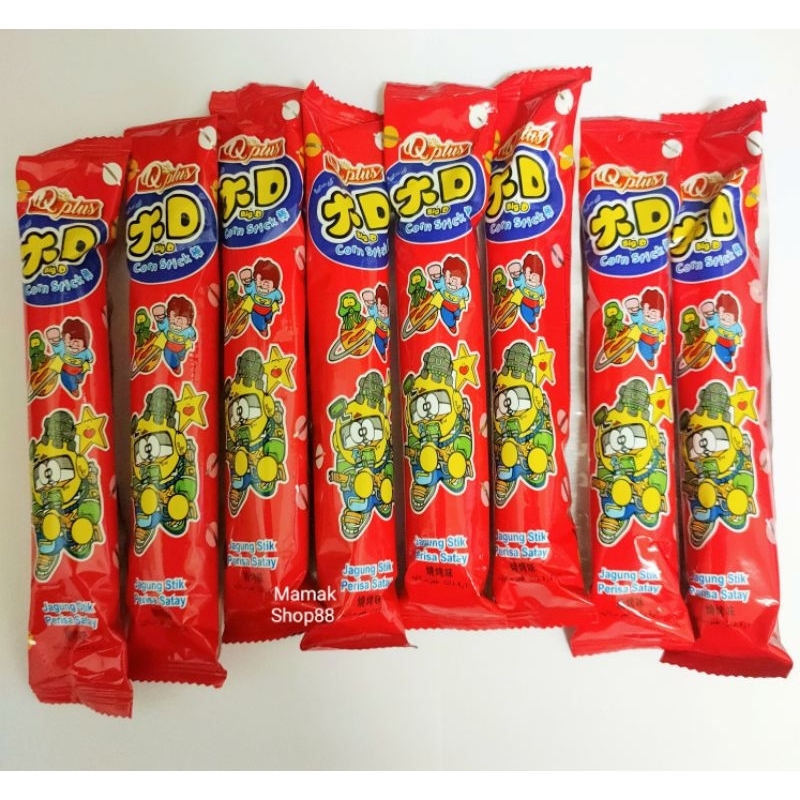 (8pcs) Big D Corn Stick / Jagung Stik Perisa Satay | Shopee Malaysia