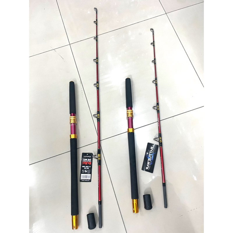 SANTEC BATTLEWAR 5kaki 5’6kaki 6kaki 6‘5kaki 30-60lb bc rod boat rod ...