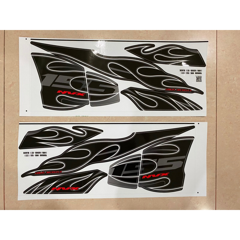 Yamaha Nvx v2 body sticker api edisi (22) | Shopee Malaysia