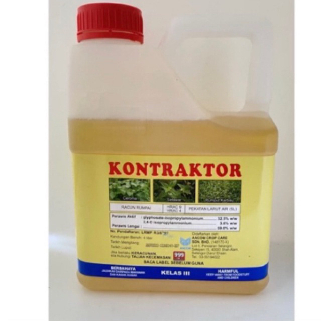 KONTRAKTOR 4L ANCOM RACUN RUMPUT / RUMPAI / EVO / LALANG / HERBICIDE ...