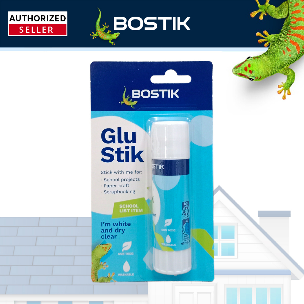 Bostik Glu Stik General Solid Stick 35g (White) | Shopee Malaysia