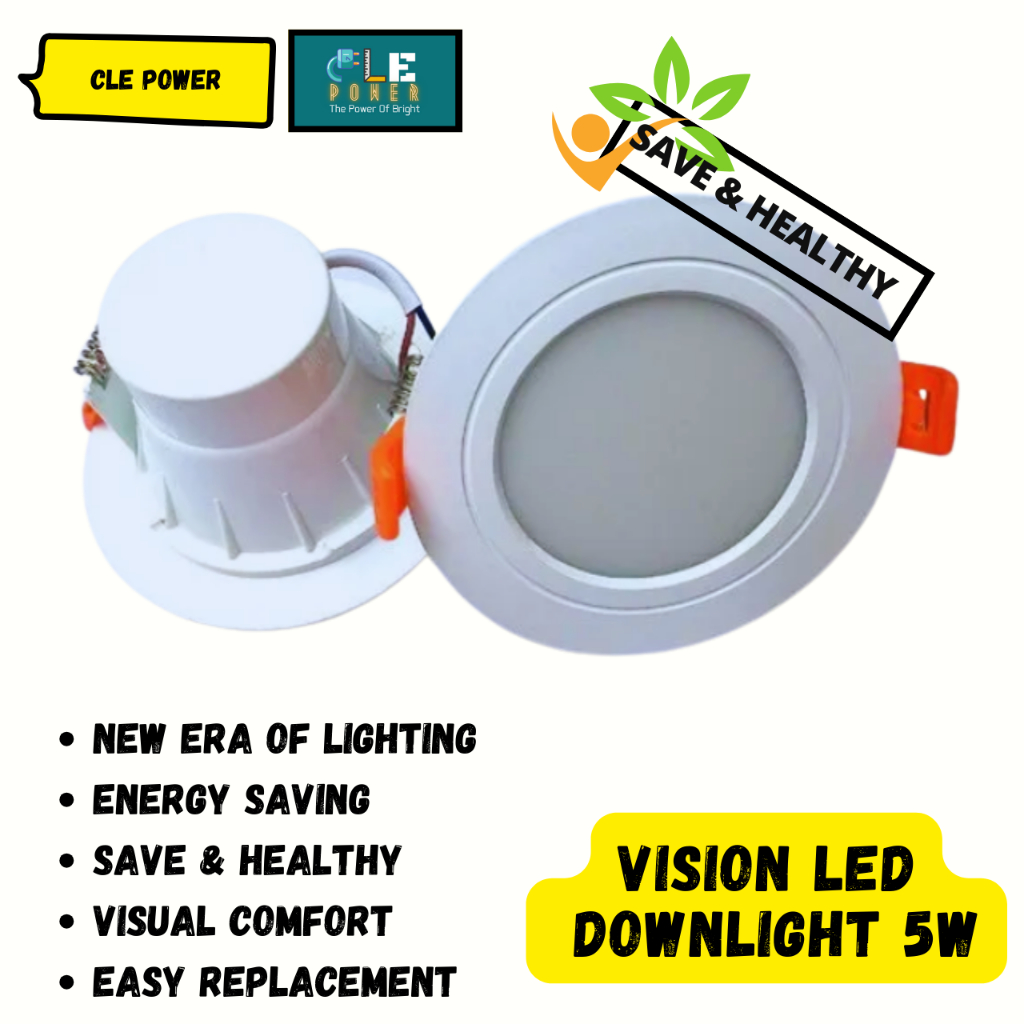 VISION LED DOWNLIGHT 5WATT | Shopee Malaysia