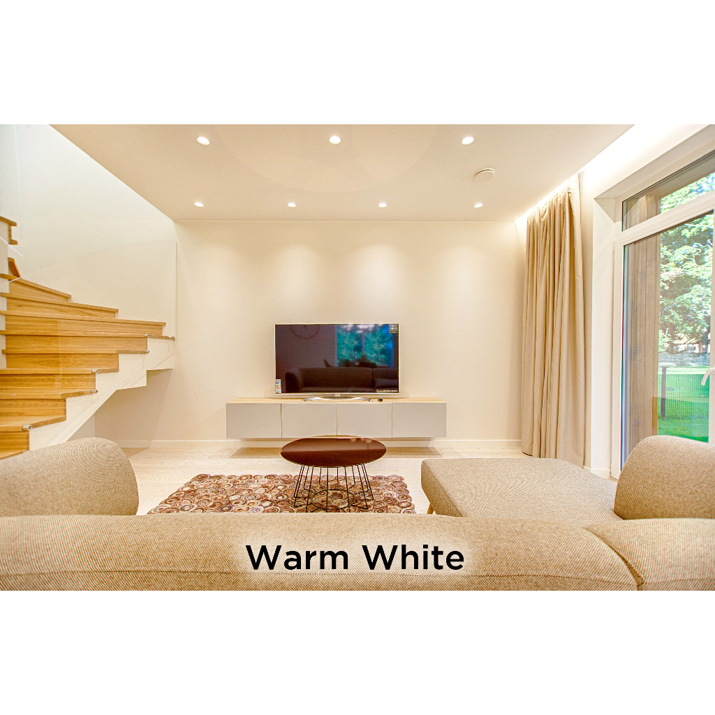 SFL 160/210/280 LED Downlight Round/Square - White Frame (12W/18W/24W ...