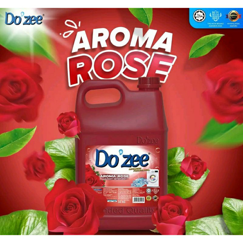 Dozee Aroma Rose terlaris viral Sabun Pencuci Pakaian Do'zee Basuh Baju ...