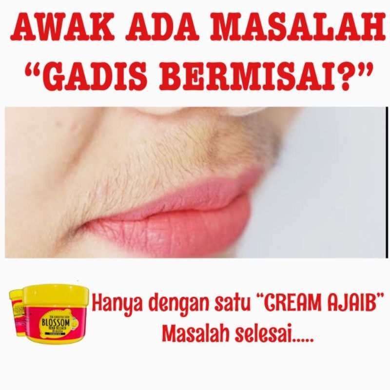 PEMUDAR BULU & MISAI BLOSSOM BLEACH CREAM | Shopee Malaysia