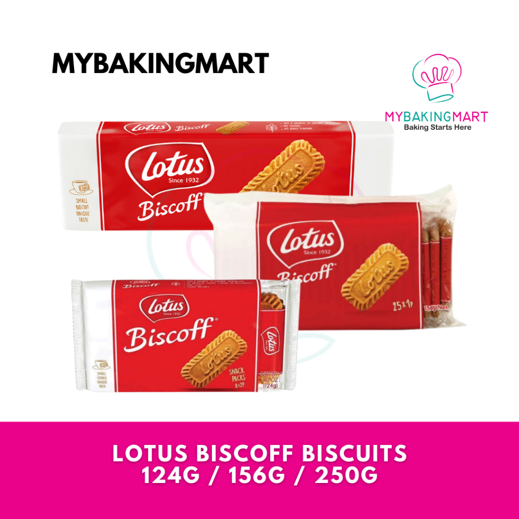 Lotus Biscoff Biscuits 124g / 250g - Biskut Lotus Biscoff Caramelized | Shopee Malaysia