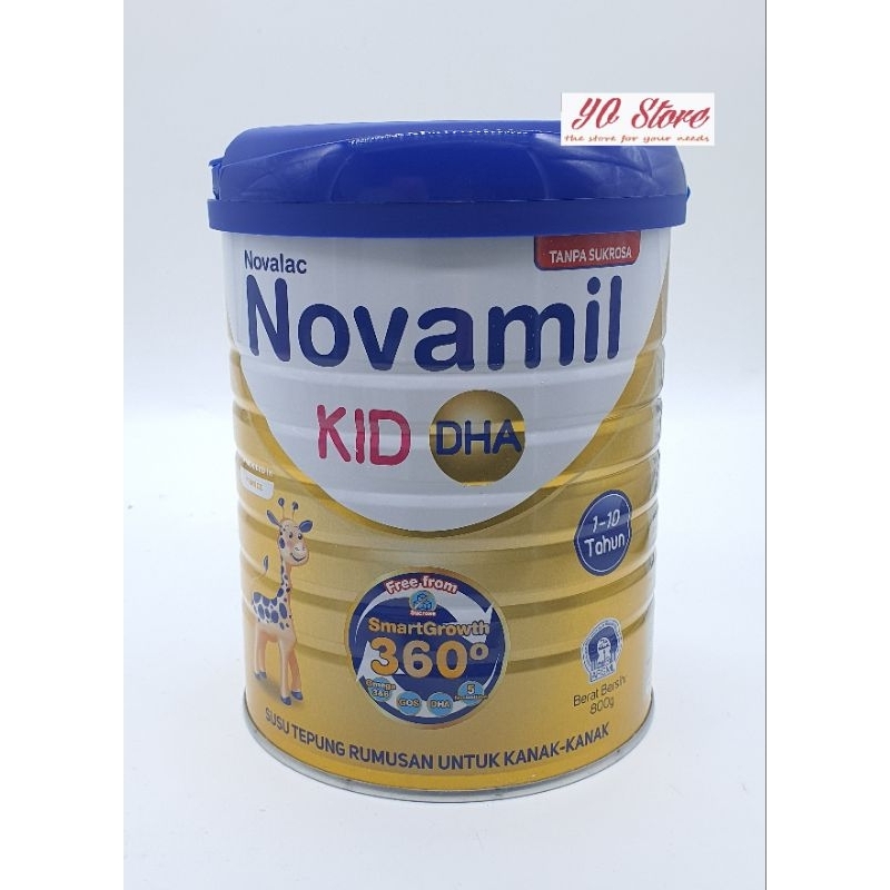 Novalac Novamil Kid DHA 800g (1-10 tahun) | Shopee Malaysia