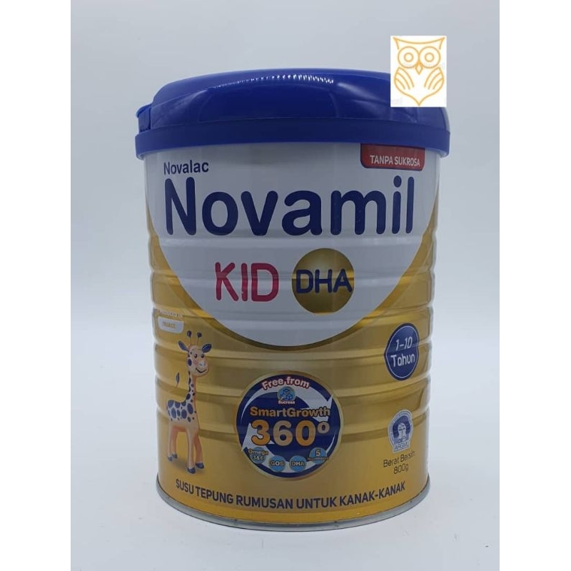 Novalac Novamil Kid DHA (1-10 tahun) 800g | Shopee Malaysia