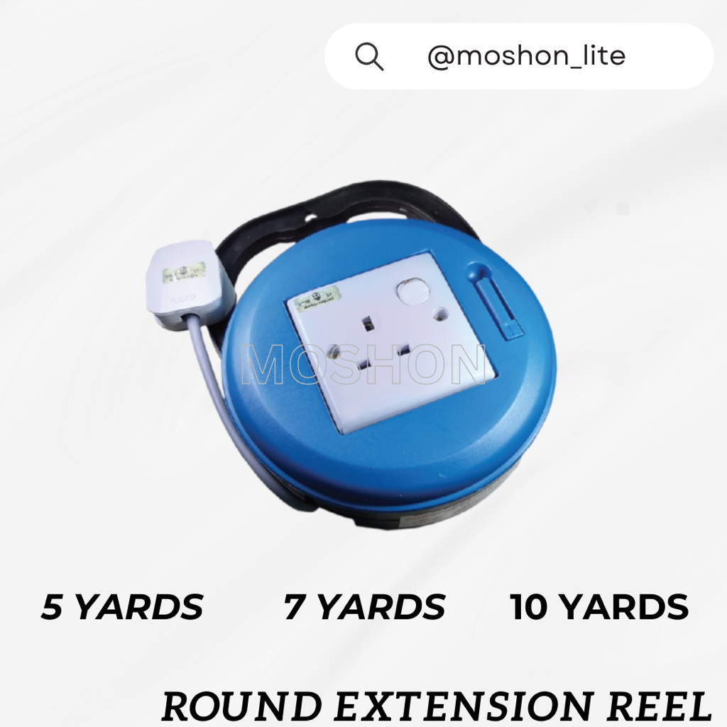 5/7/10 yards round extension roller box cable reel portable trailing ...