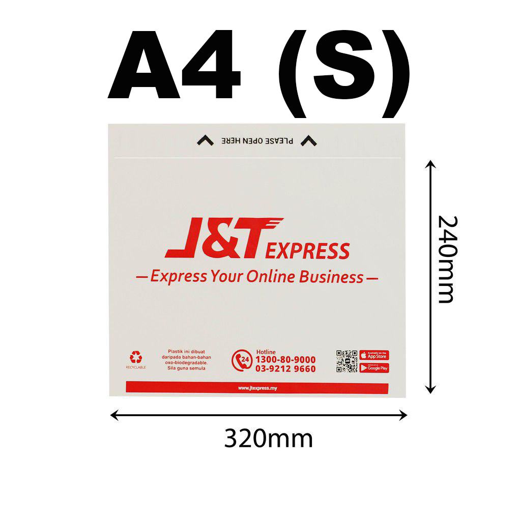 JT Courier Plastic Bag Flyers A4 size | Shopee Malaysia