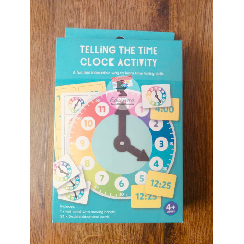 Australia Telling The Time Clock Activity Set Speech Delay Therapy Toy ...